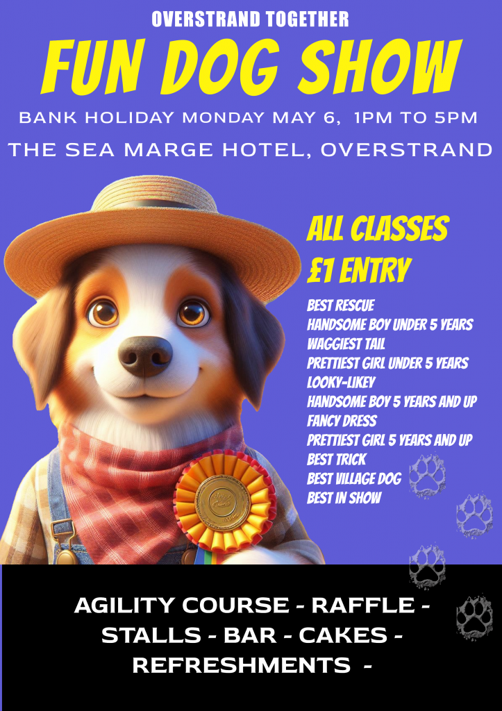 Fun dog show at Overstrand May 6th – Norfolk Greyhound Rescue